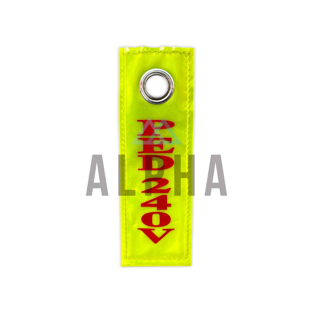 PED 240V Reflective Tag - Alpha Mining Equipment