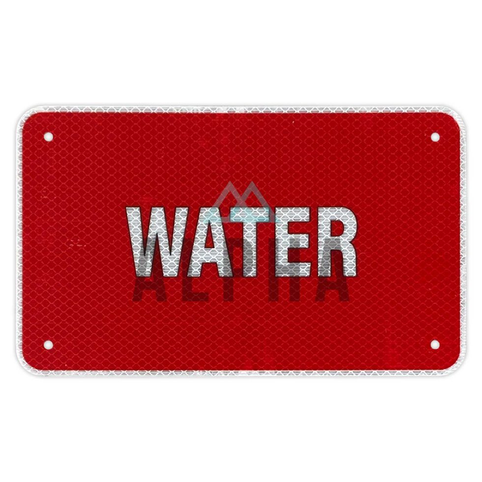 Water Sign - Alpha Mining Equipment