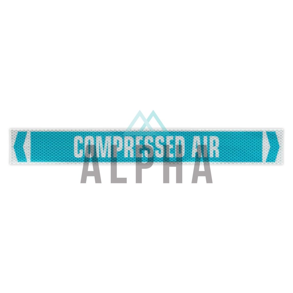 Compressed Air Decal Sticker - Alpha Mining Equipment