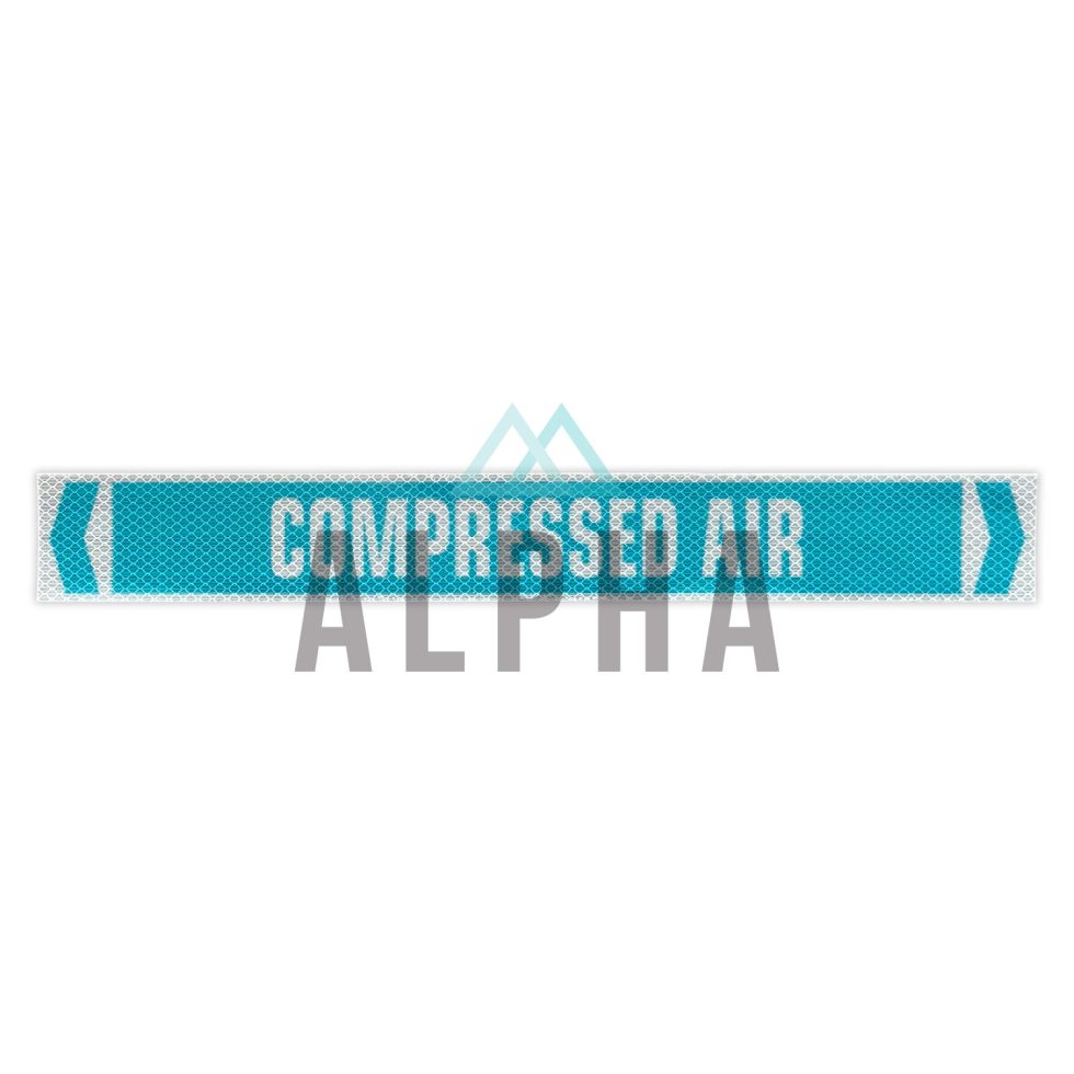 Compressed Air Decal Sticker - Alpha Mining Equipment