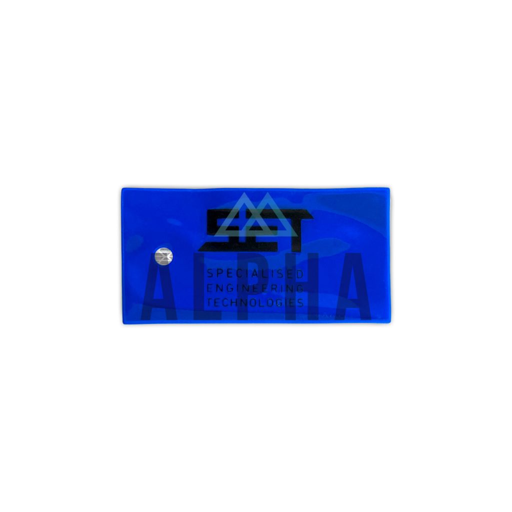 Custom Reflective Tag - Alpha Mining Equipment